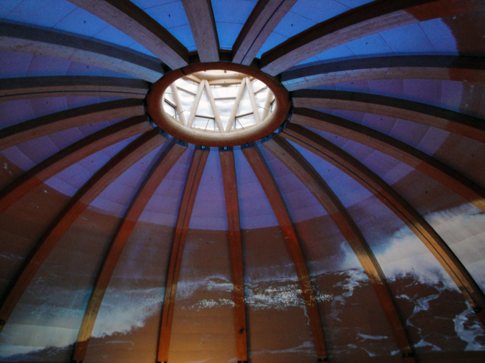 Vidéo mapping sur la coupole du CERN – VIDEMUS